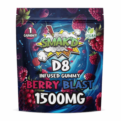 Smak'd 1500mg D8 Infused Gummy - Shop Online - Destino Farms