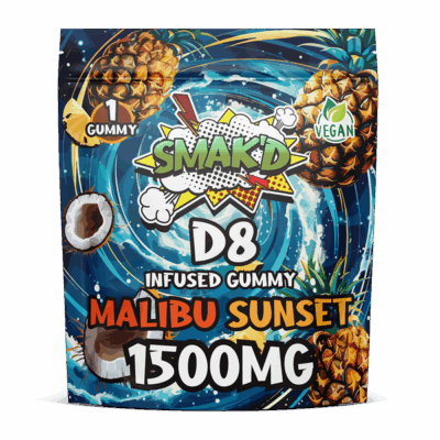 Smak'd 1500mg D8 Infused Gummy - Shop Online - Destino Farms