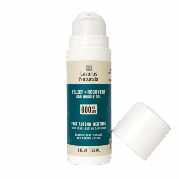 Buy Lazarus Naturals CBD MUSCLE GEL, RELIEF + RECOVERY Online - Destino ...