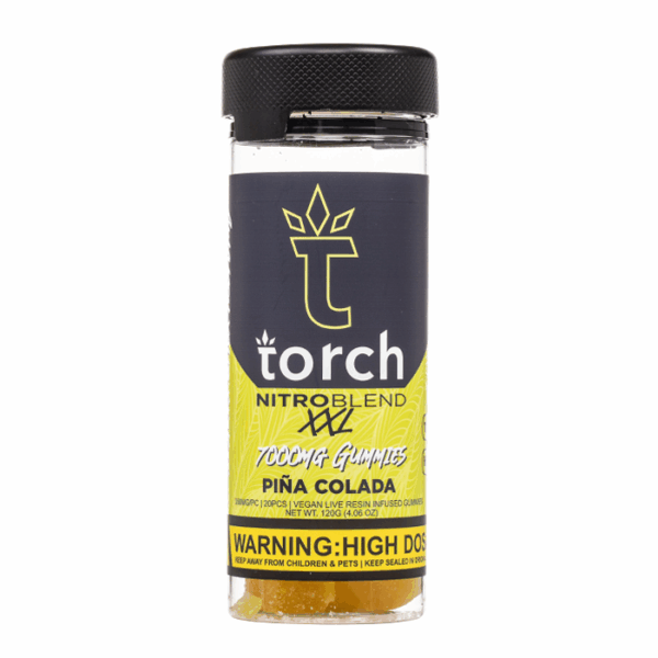 Buy TORCH NITRO BLEND XXL GUMMIES THCP & HHCP 7000MG Online - Destino Farms