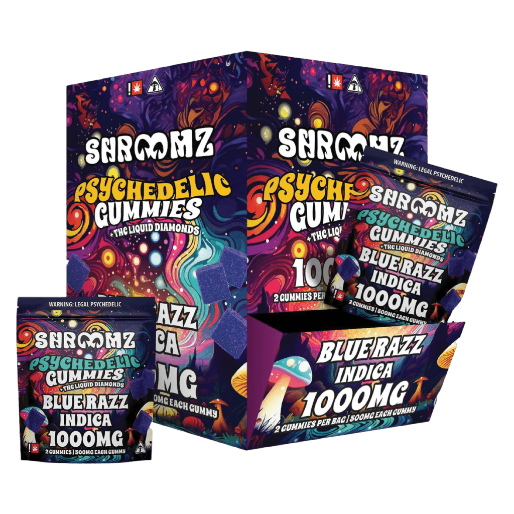 Shroomz Psychedelic THC Liquid Diamond Gummies 1000MG - Destino Farms