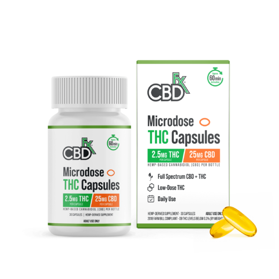 Buy CBDfx Delta-9 THC Capsules + CBD: Daily Chill Blend Online ...