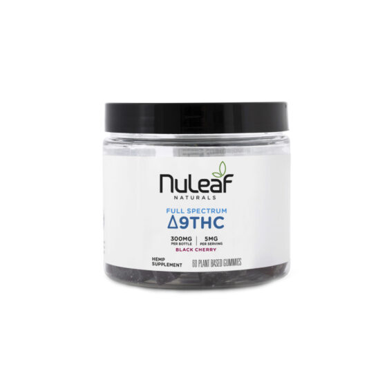 NuLeaf Naturals Full Spectrum Delta 9 THC Gummies Black Cherry ...