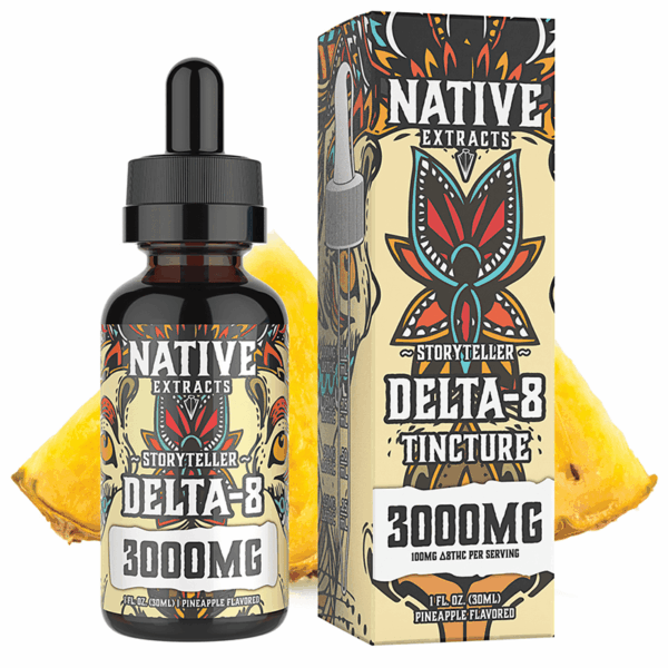 Buy Storyteller Delta 8 THC Oil Tincture – Pineapple — Native Extracts ...